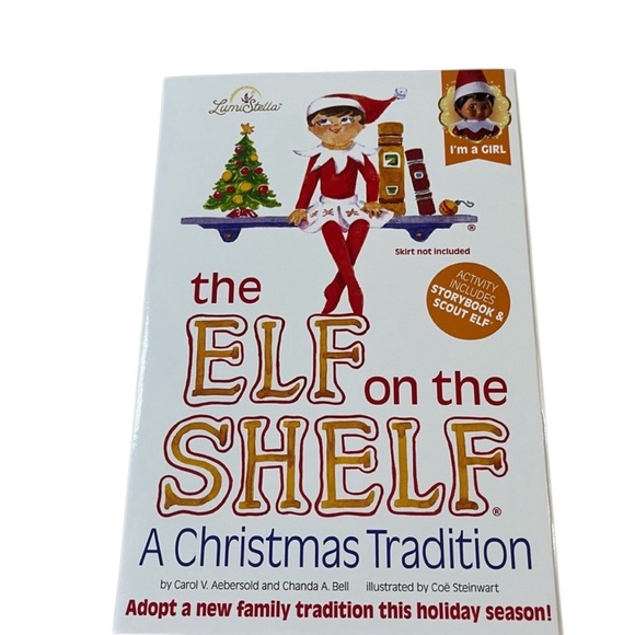 Toys | Elf On The Shelf A Christmastradition Blueeyed Girl Brown Hair ...